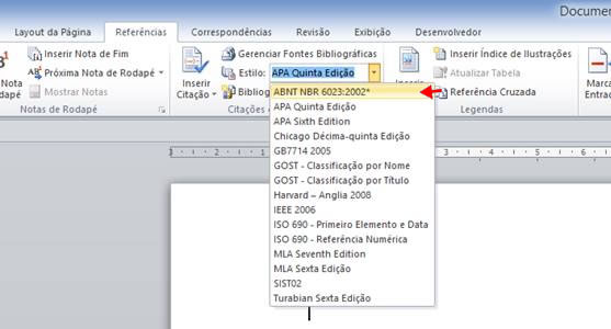 Como Adicionar Normas ABNT no Word 2010